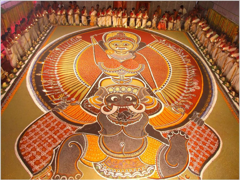 Kalamezhuthu- The Expression of Beliefs through Rituals – LW
